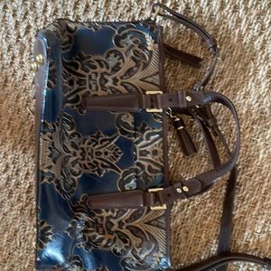 Brahmin | Bags | Brahmin Blue Bag | Poshmark